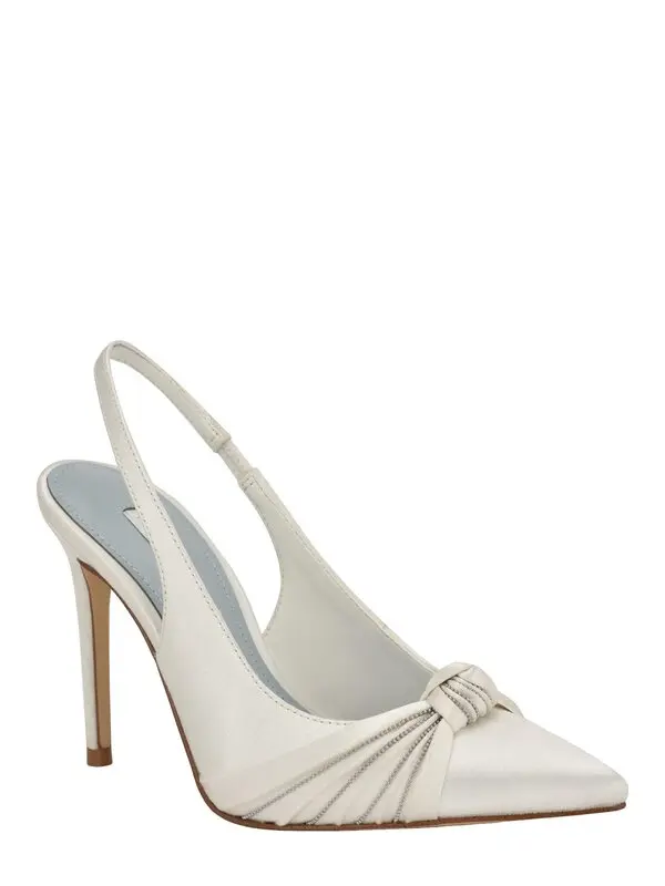 Nine West Faive Slingback Pumps - White