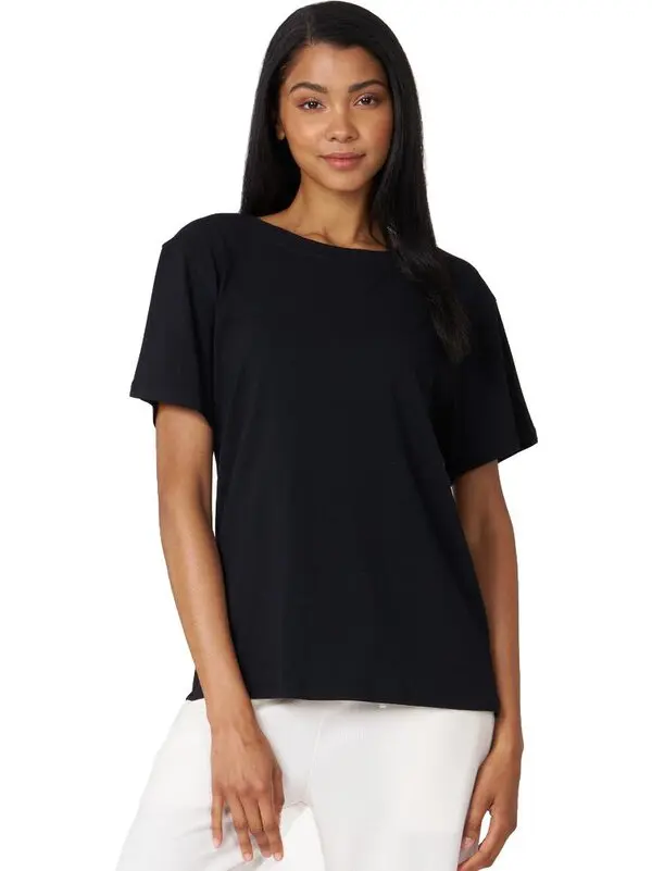 REBODY Essentials Oversized Top - Black