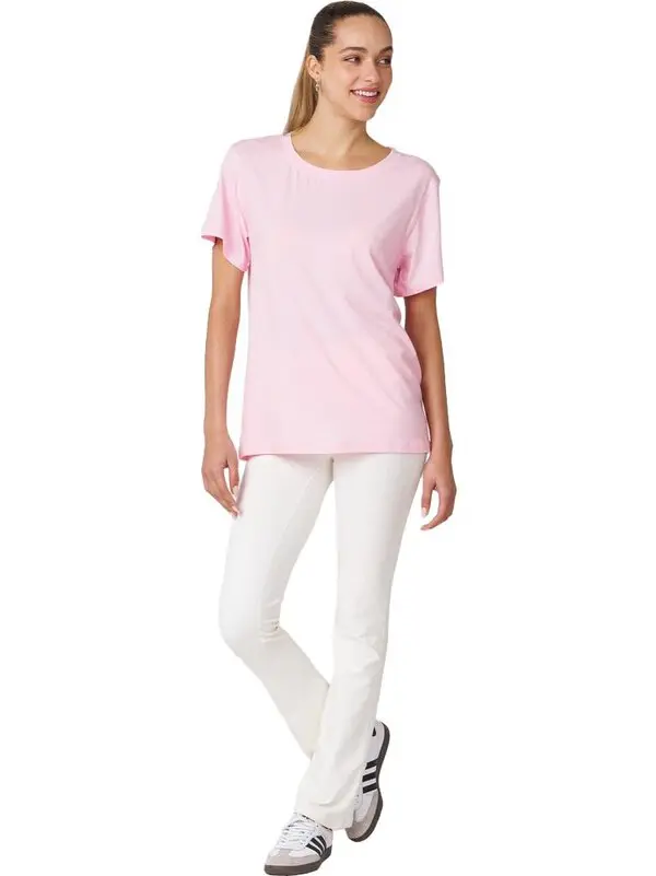 REBODY Essentials Oversized Top - Pink
