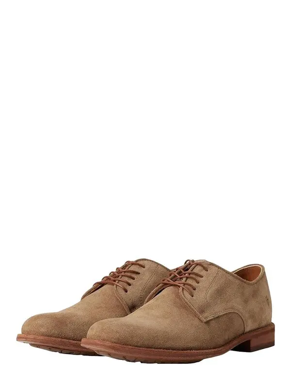 THE FRYE COMPANY Tyler Flex Oxford Lace Up Wing Tip Shoes - Neutral
