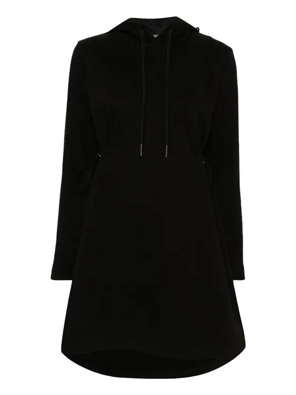 Moncler Hooded Mini Dress - Black