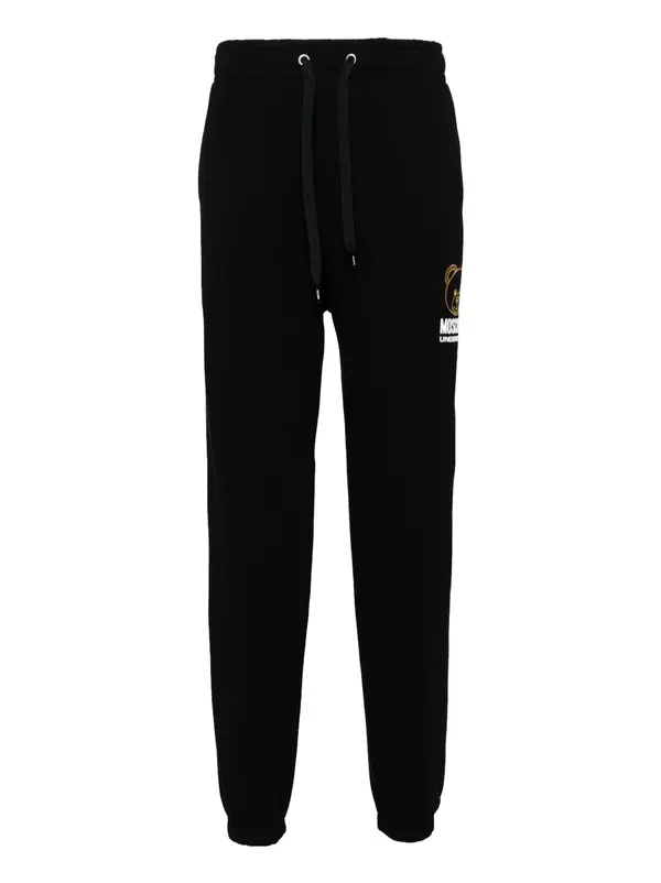 Moschino Teddy Bear-motif Sweatpants - Black