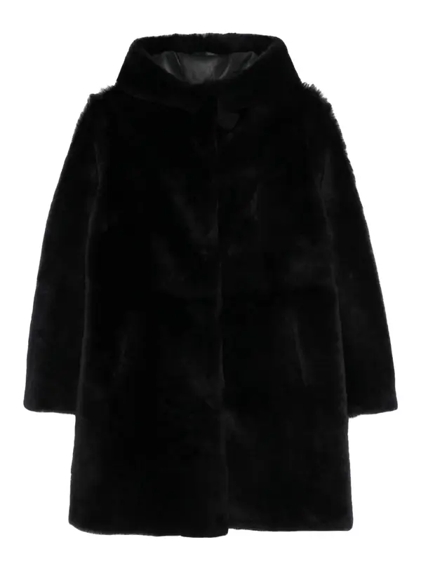 ARMA Sama Shearling Coat - Black