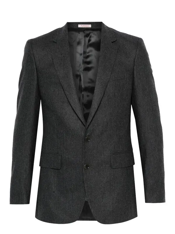 FURSAC Mélange-effect Blazer - Grey