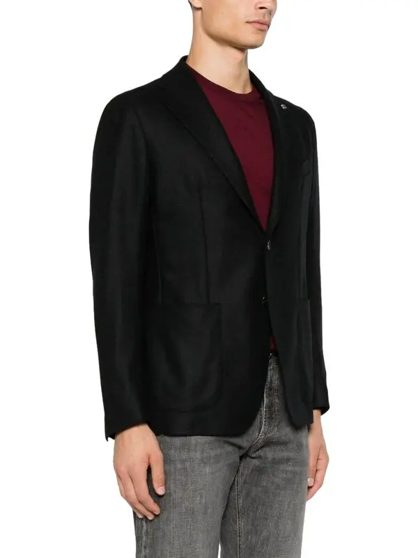 Tagliatore Twill Blazer - Black