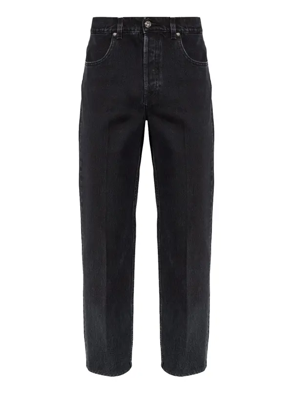 LANVIN Logo-embossed Jeans - Black