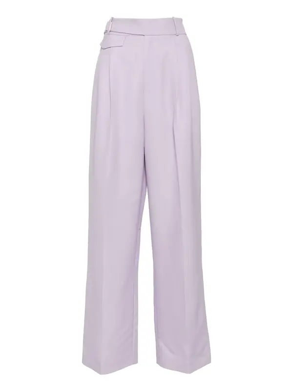 Dice Kayek Wide-leg Tailored Trousers - Purple