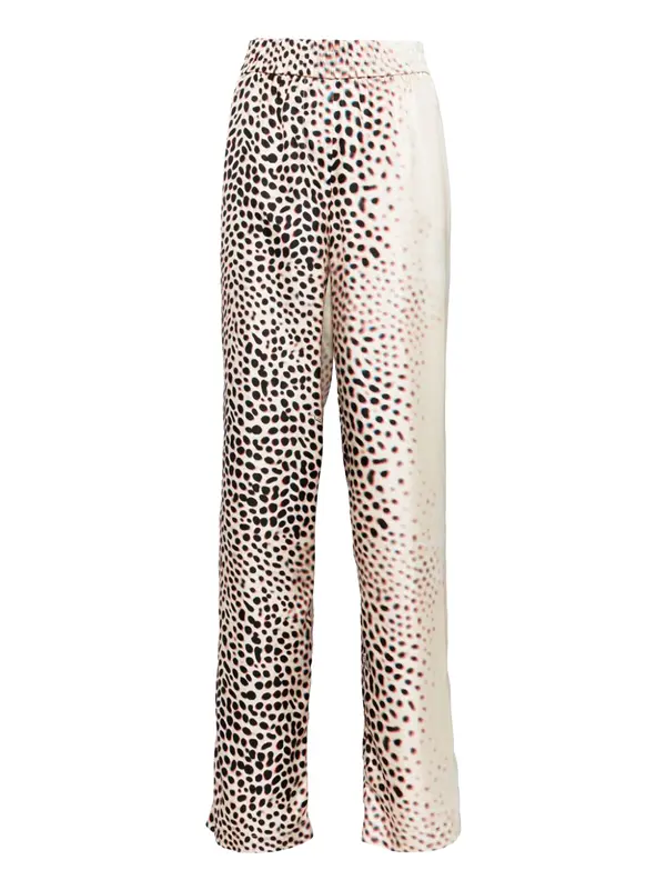 Roberto Cavalli Graphic-print Straight Trousers - Neutrals