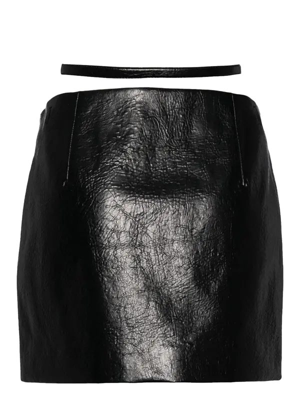 JUUN.J A-line Short Skirt - Black
