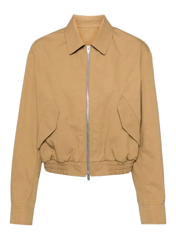 JUUN.J Zip-up Cotton Jacket - Neutrals