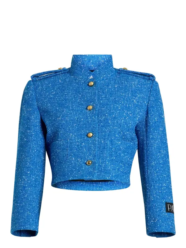 Patou Cropped Sailor Jacket - Blue
