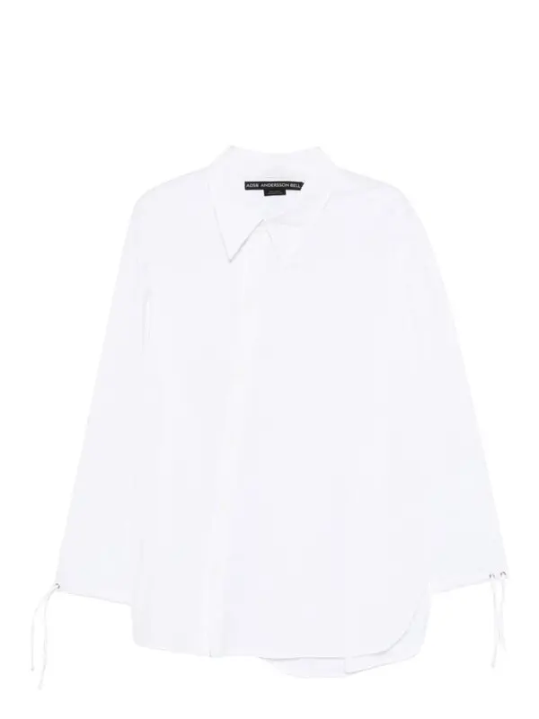 Andersson Bell Asymmetric-design Shirt - White