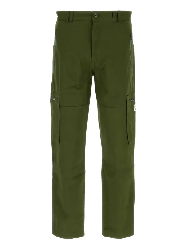 Kenzo Cargo Cotton Trousers - Green