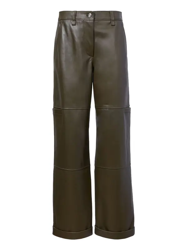 Proenza Schouler White Label Mason Trousers - Green