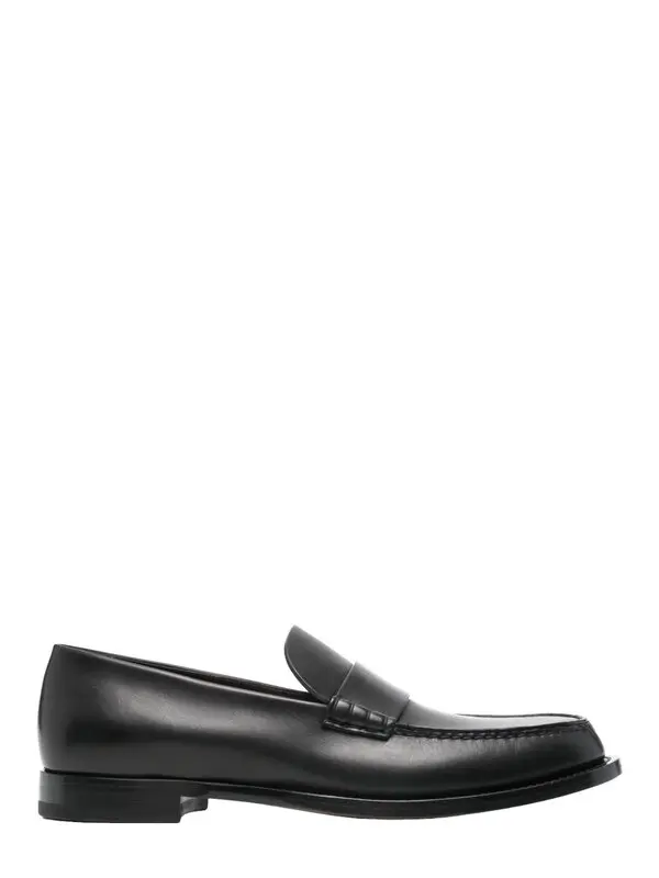 THE ROW Novus Loafers - Black