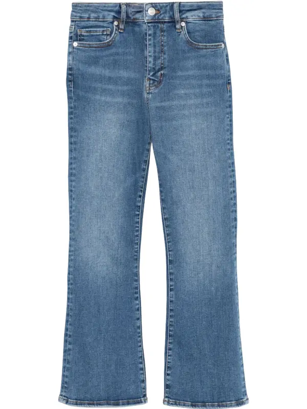 FRAME Cropped Bootcut Jeans - Blue