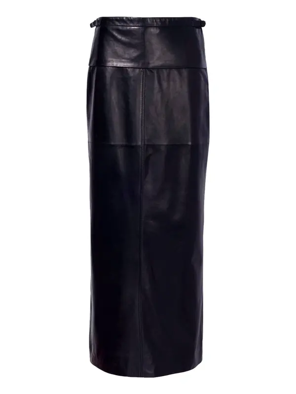 Proenza Schouler Adriana Leather Skirt - Black