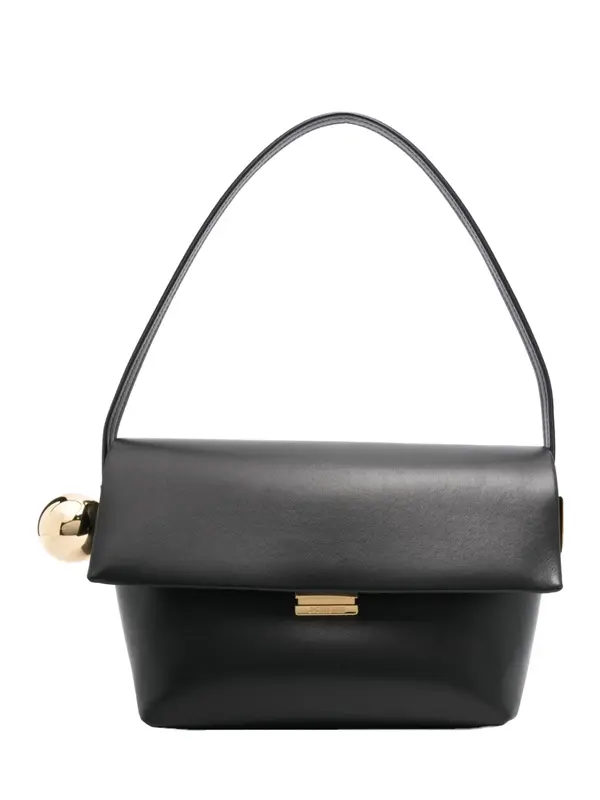 Jacquemus Le Rond Carre Shoulder Bag - Black