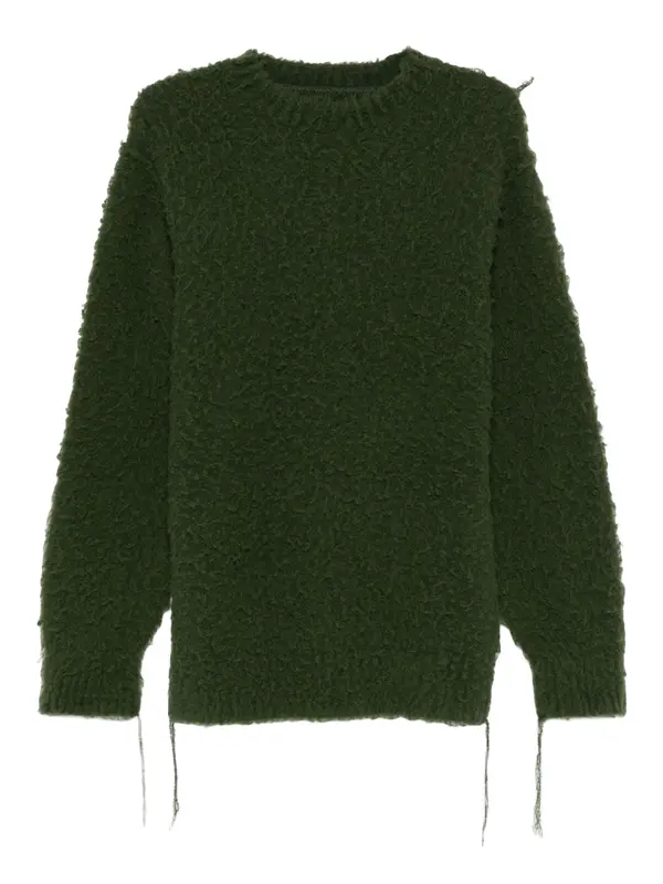 Sacai Pilled Sweater - Green