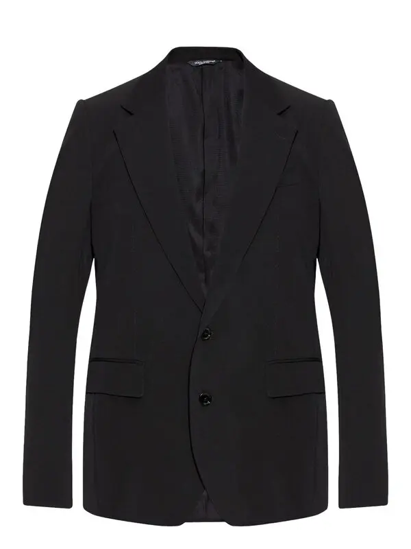Dolce & Gabbana Single-breasted Blazer - Black