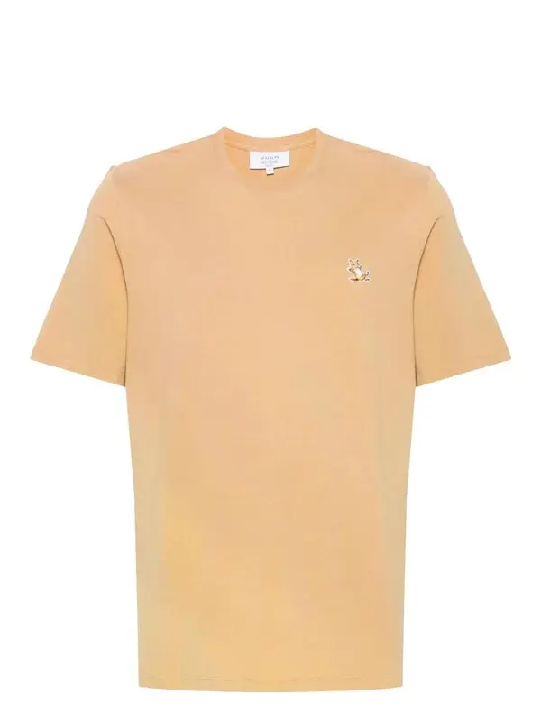 Maison Kitsuné Chillax Fox Patch T-shirt - Neutrals