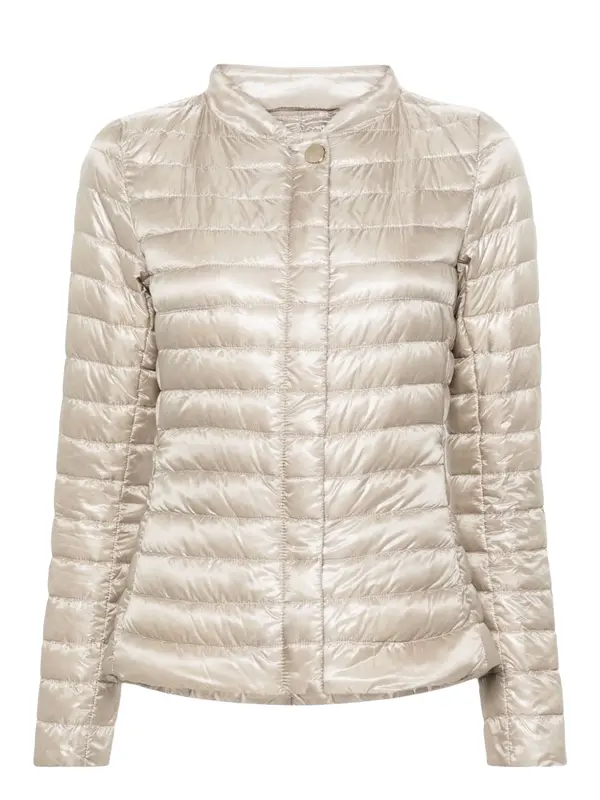 Herno Elena Quilted Puffer Jacket - Neutrals