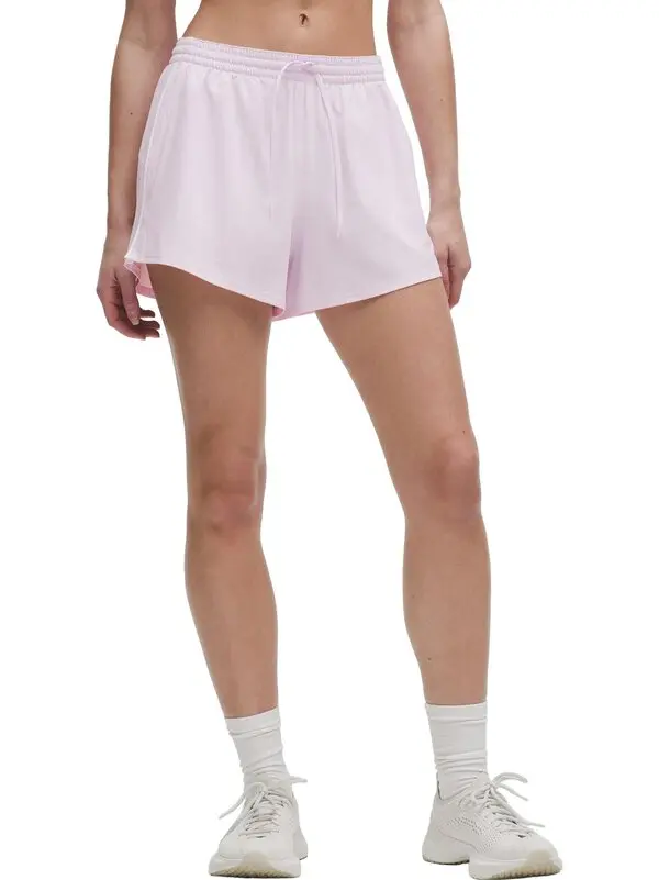 Lululemon Court Rival High-rise Short 3 - Pink Organza/white