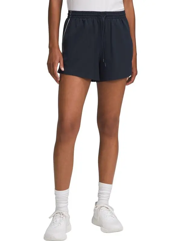 Lululemon Court Rival High-rise Short 3 - True Navy/white