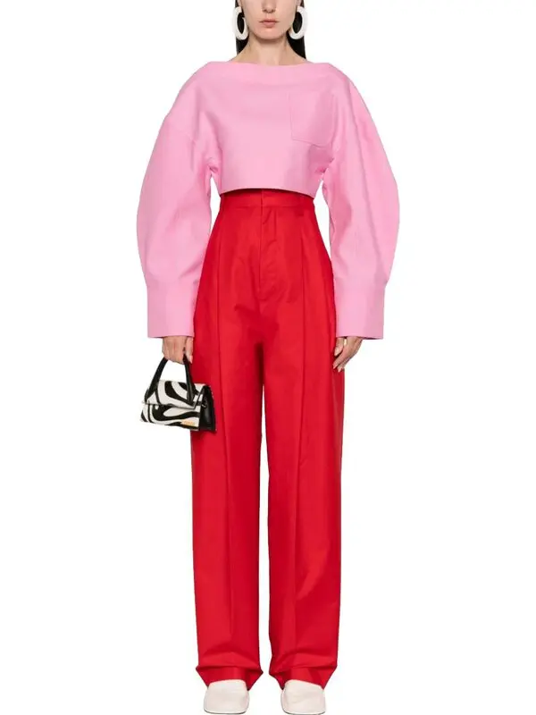 Jacquemus Le Pantalon Curzio Trousers - Red