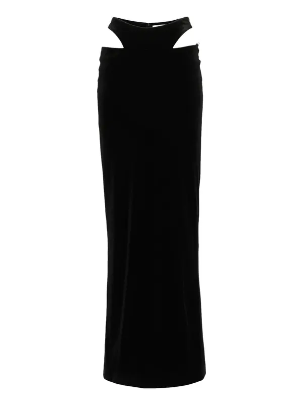 THE NEW ARRIVALS ILKYAZ OZEL Dia Maxi Skirt - Black