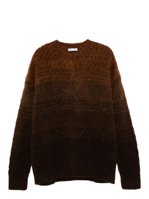 CMMN SWDN Gradient-effect Sweater - Brown