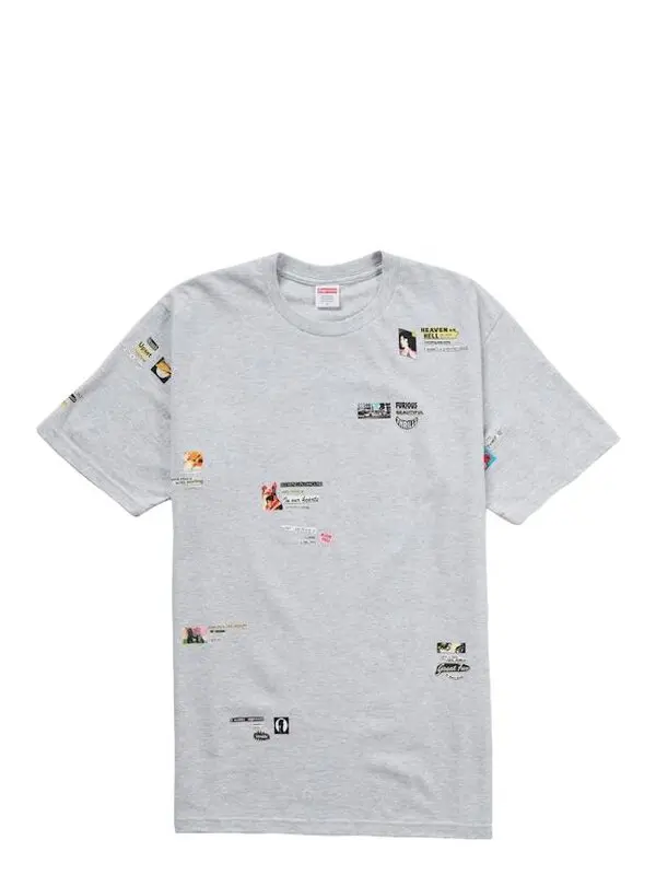 Supreme Upset Tee Shirt - Ash Grey