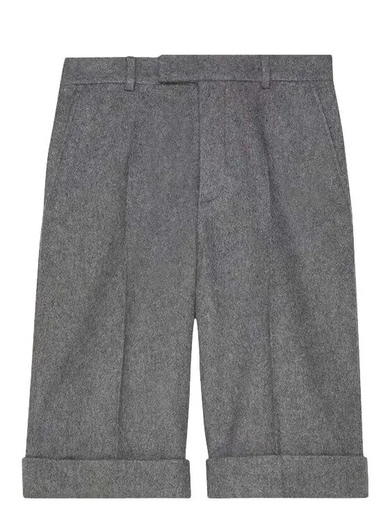 Gucci Melange Cloth Shorts - Grey