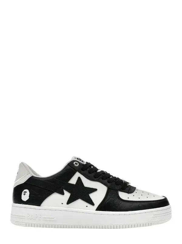 BAPE A Bathing Ape Sta #4 Linecamoin Sneakers - White/black