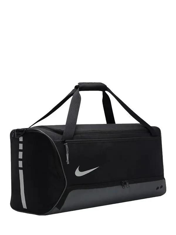 Nike Hoops Elite 57l Duffel Bag - Black/iron Grey/metallic Silver