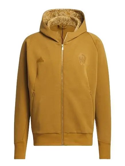 Adidas Mahomes Z.n.e. Premium Full-zip Sweatshirt - Bronze Strata