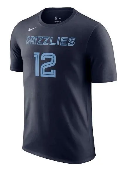 Nike Nba Memphis Grizzlies Ja Morant T-shirt - Dark Blue/light Blue