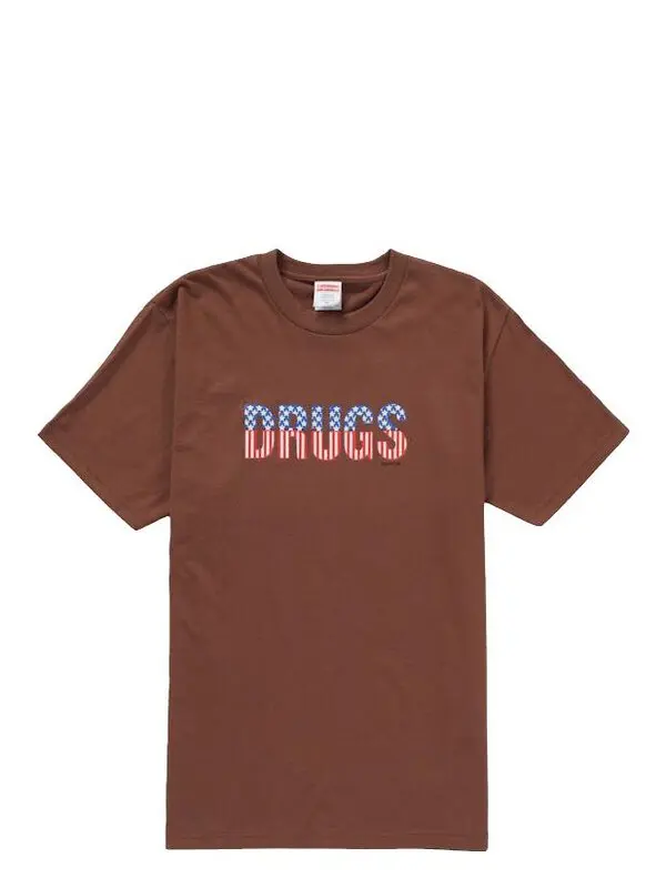 Supreme Drugs Tee Shirt - Brown