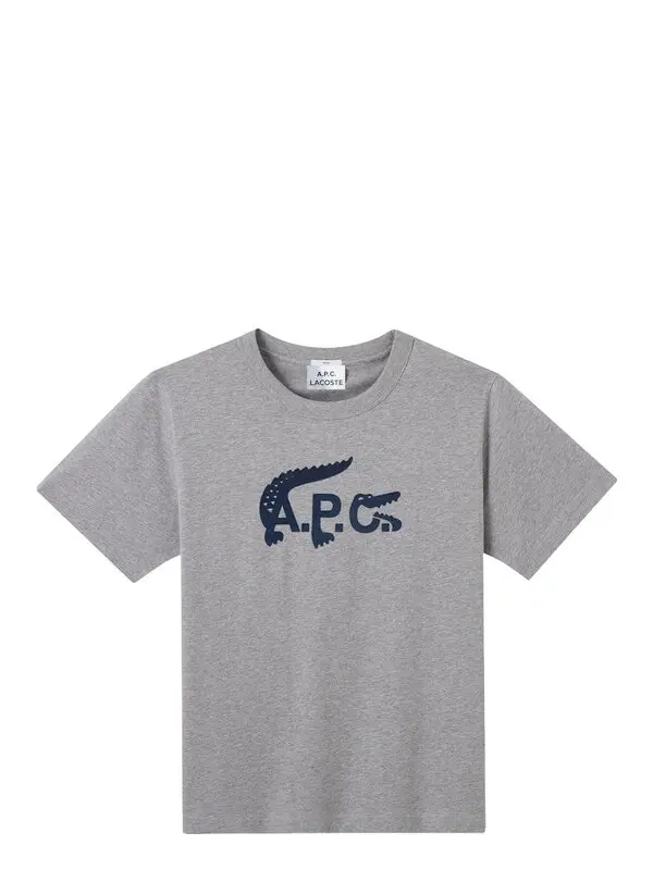 A.p.c. X Lacoste T-shirt - Heather Gray