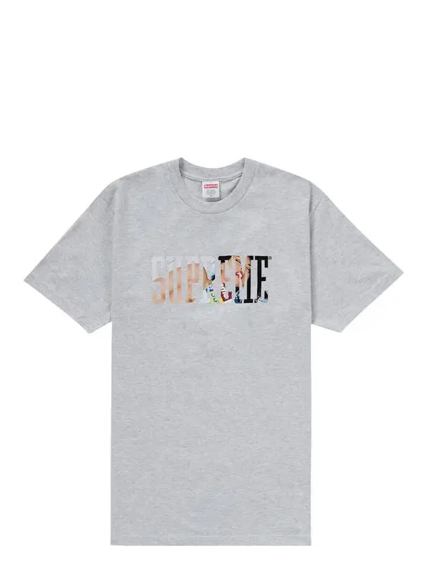 Supreme Tera Patrick Collegiate Tee Shirt - Ash Grey