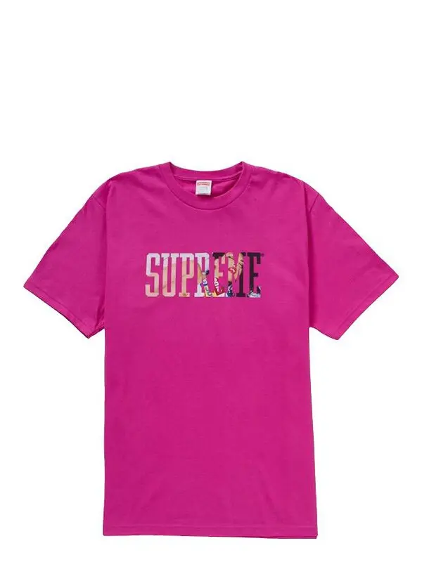 Supreme Tera Patrick Collegiate Tee Shirt - Magenta