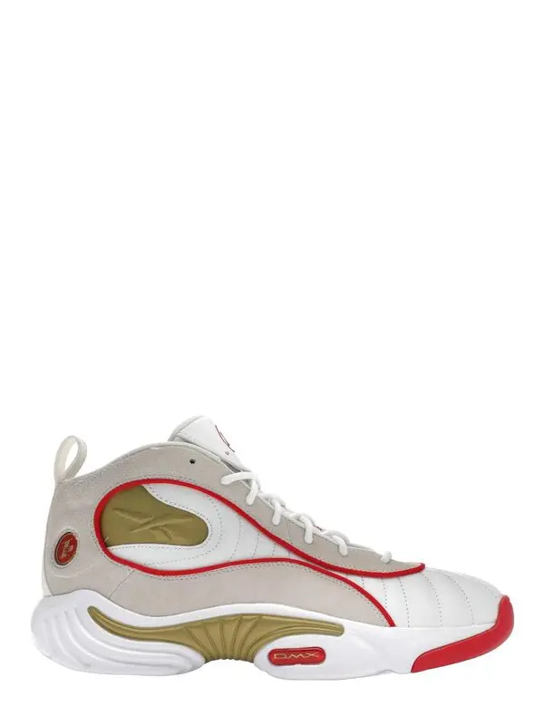 REEBOK Answer Iii Athletic Sneakers - White/vintage Chalk/vector Red