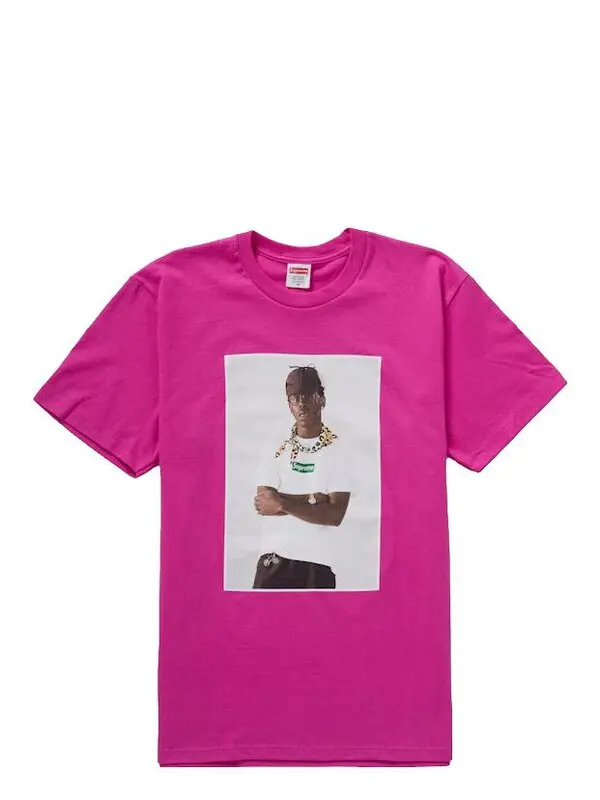 Supreme Tyler The Creator Tee Shirt - Magenta