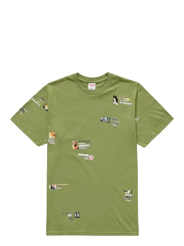 Supreme Upset Tee Shirt - Moss