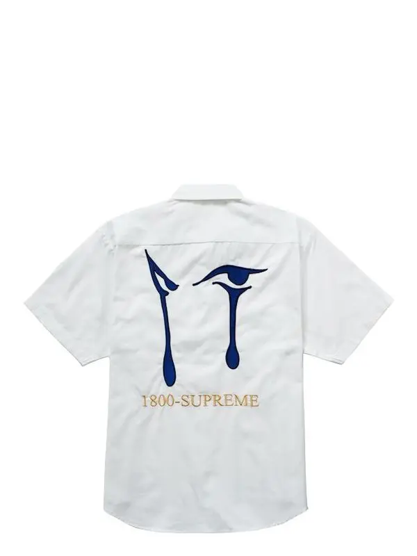 Supreme Aoi Eyes Short Sleeve Work Shirt - White