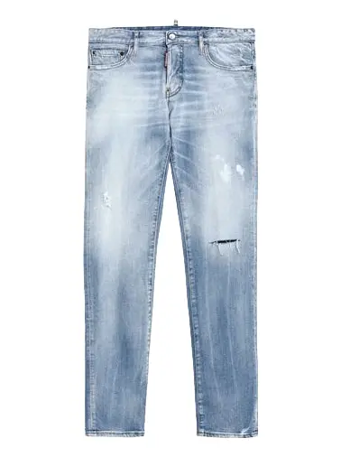 Dsquared2 Jeans In Cotton And Elastane - Blue