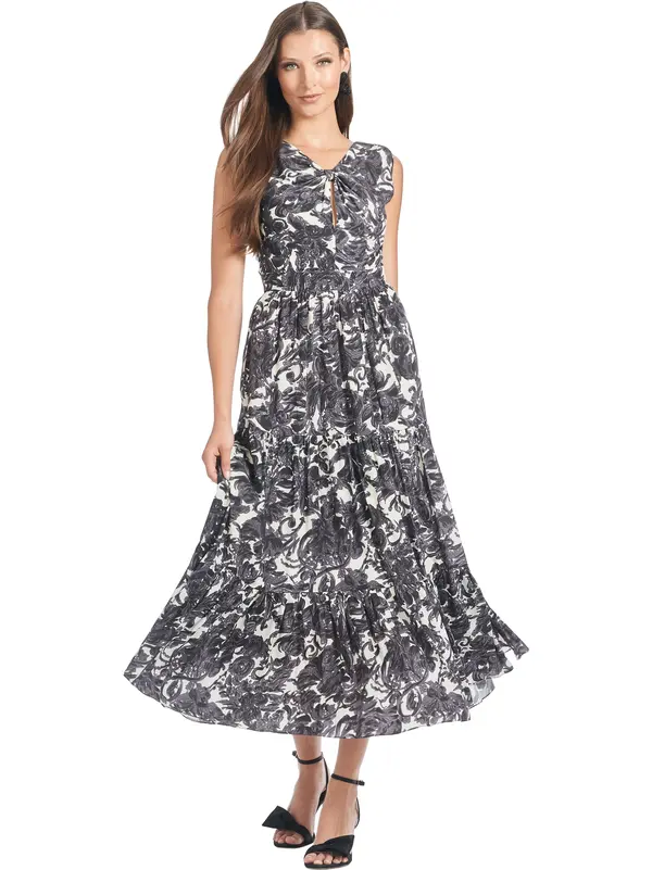 Sachin & Babi Anaisha Dress - Graphic Scroll