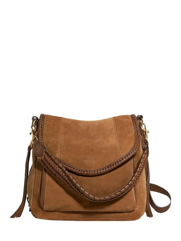 AIMEE All For Love Convertible Shoulder Bag - Coffee Suede