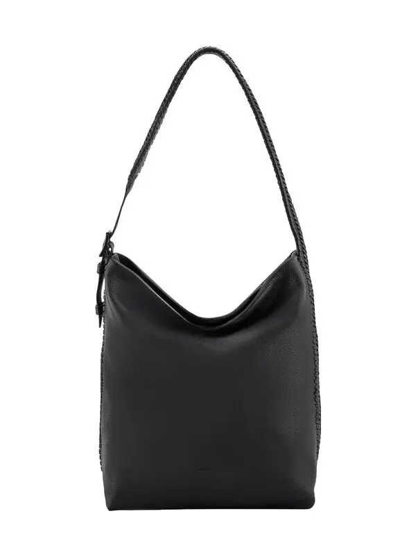 AIMEE All For Love Suede Bucket Bag - Black