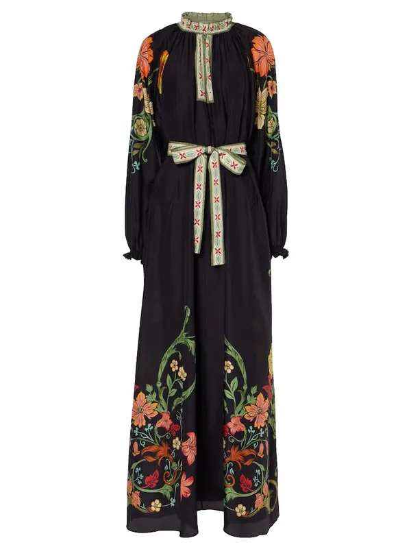 La DoubleJ Cerere Floral Maxi Dress - Multicoloured